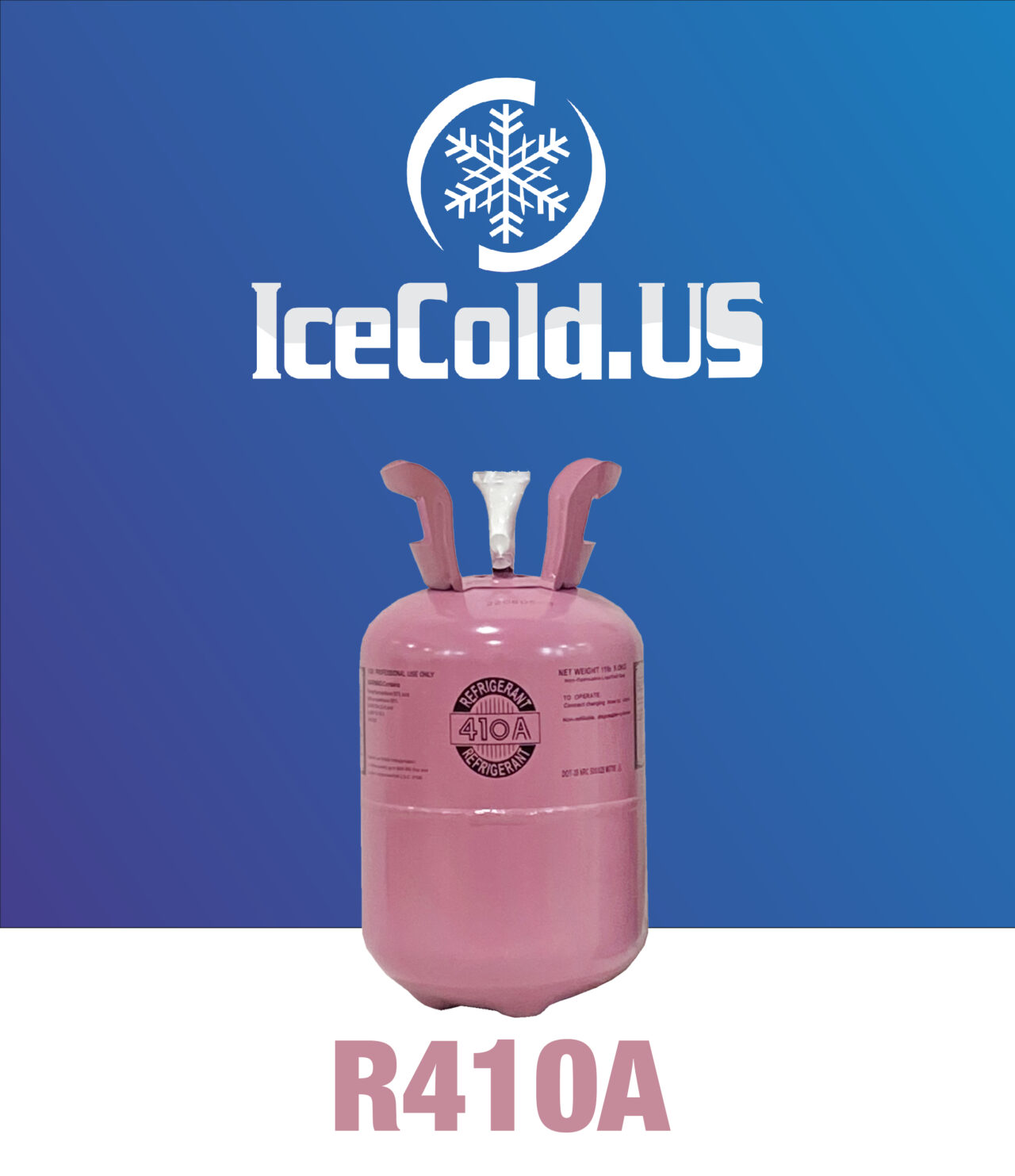R410A Refrigerant - 100% Virgin Refrigerant - Made In USA